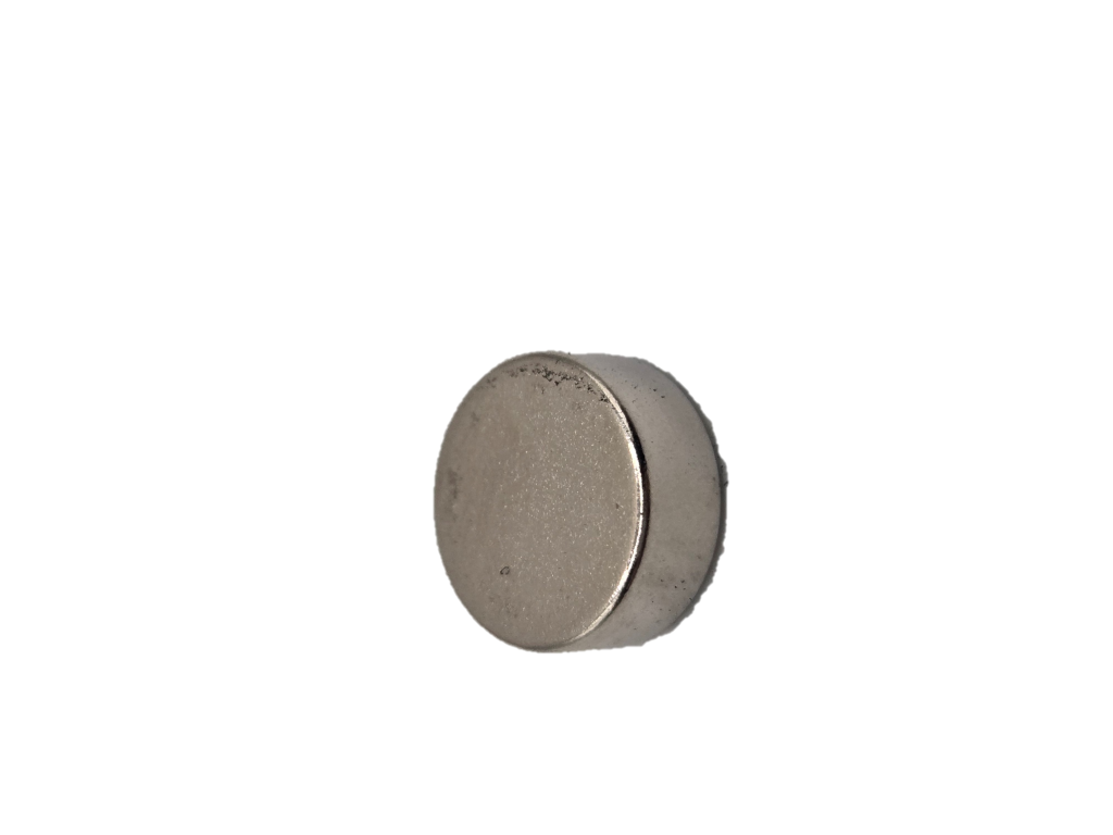 1/2" round x .200" Plug Magnet Neodymium N40Ni Axially magnetized ...